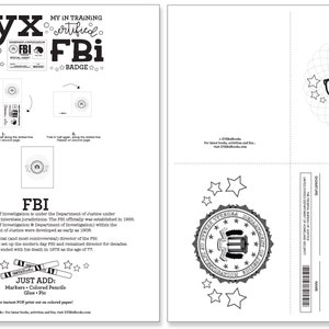 MY in Training Certified Fbi BADGE - Etsy
