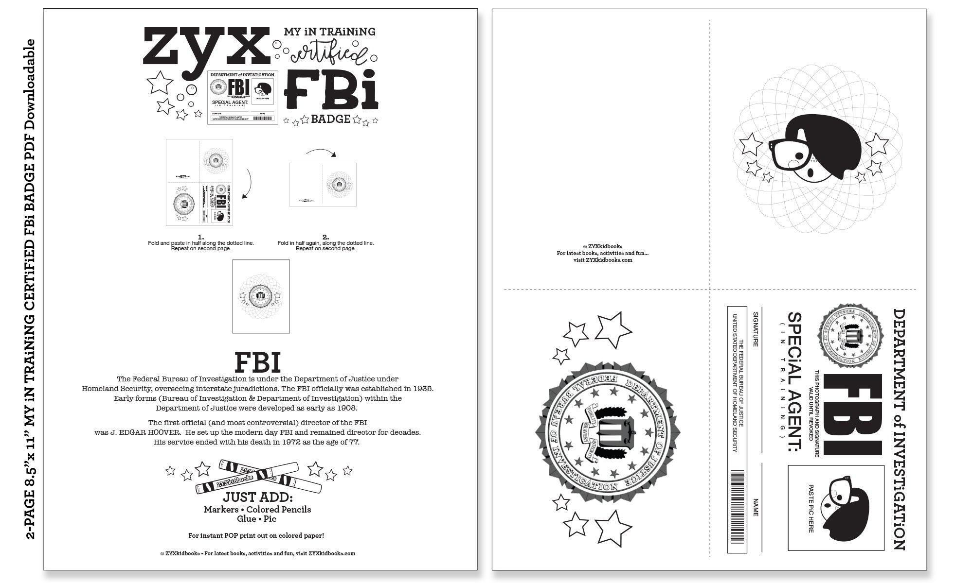 MY in Training Certified Fbi BADGE - Etsy