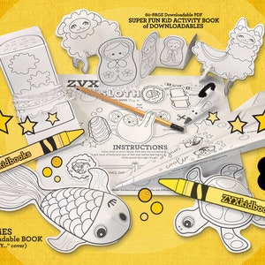 35+ Super FUN Activities BOOK of DOWNLOADABLES (vol. 3) - Etsy