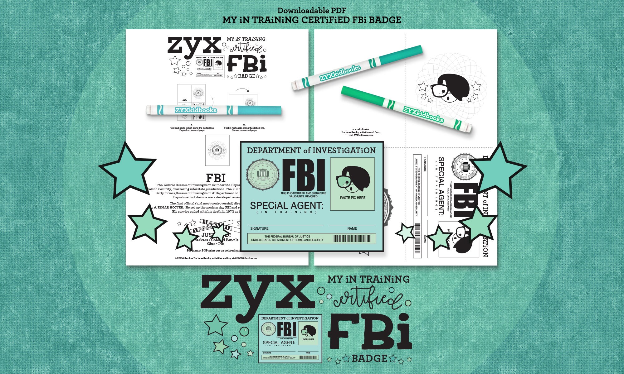 MY in Training Certified Fbi BADGE - Etsy