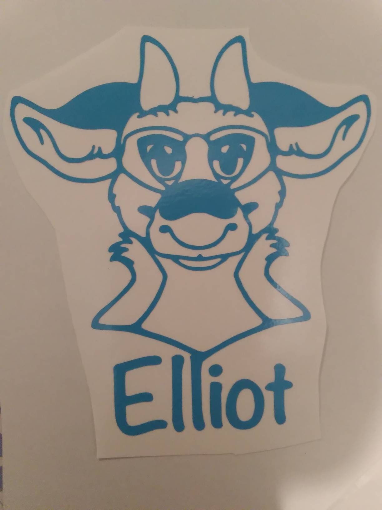Custom Fursona Vinyl Decal - Etsy