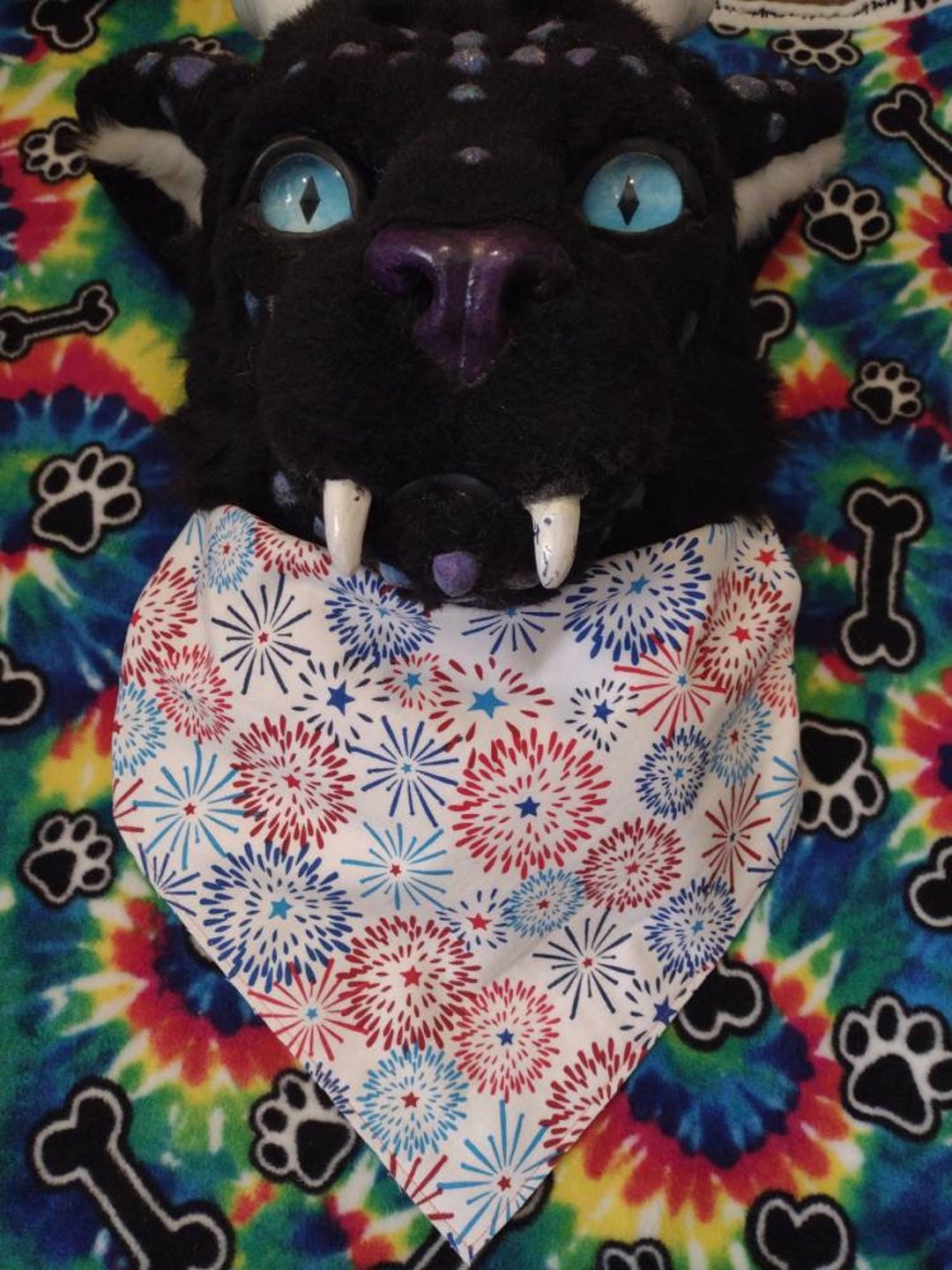 Firework Explosion Fursuit Bandana - Etsy