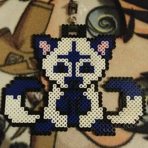 Custom Perler Bead Fursona Badge - Etsy