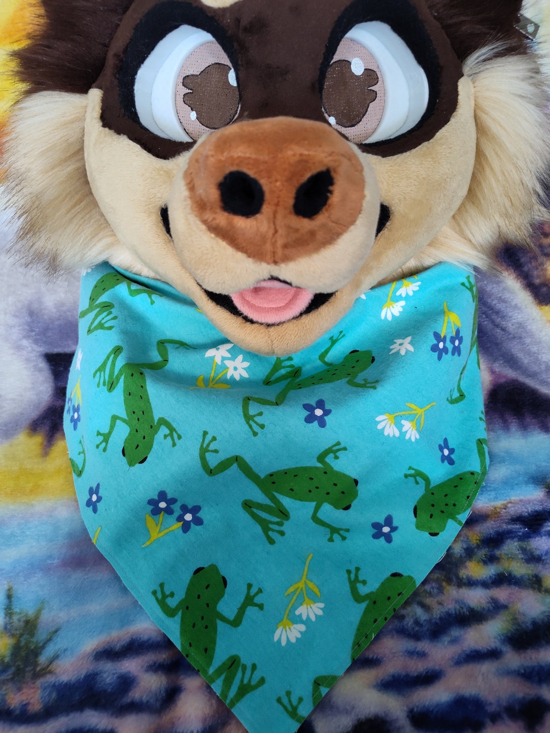 Climbing Frogs Fursuit Bandana - Etsy