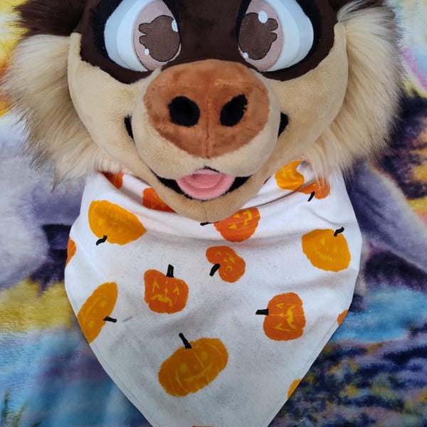 Green Snowflakes Fursuit Bandana - Etsy