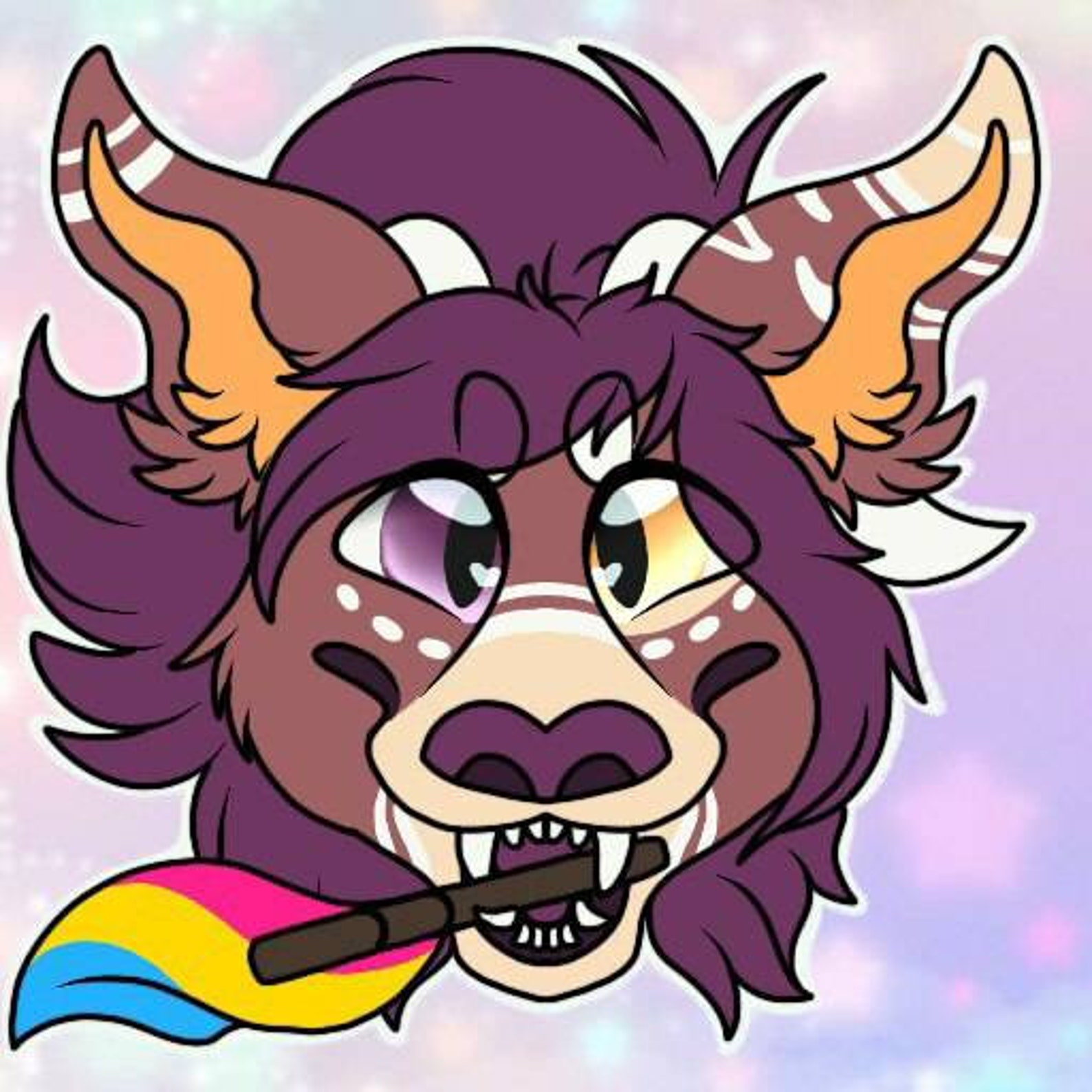 Fursona Pride Flag Telegram Sticker - Etsy