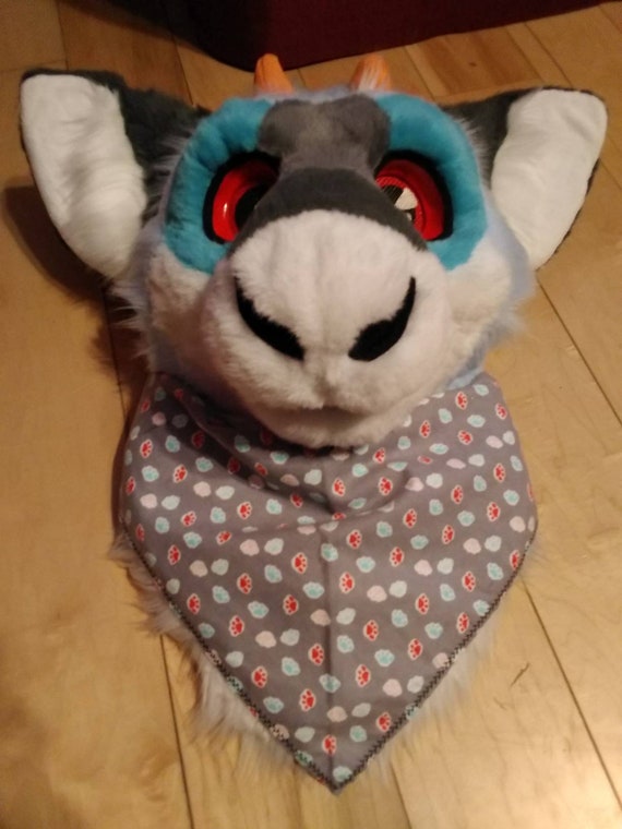 Tiny Pawprint Fursuit Bandana | Etsy