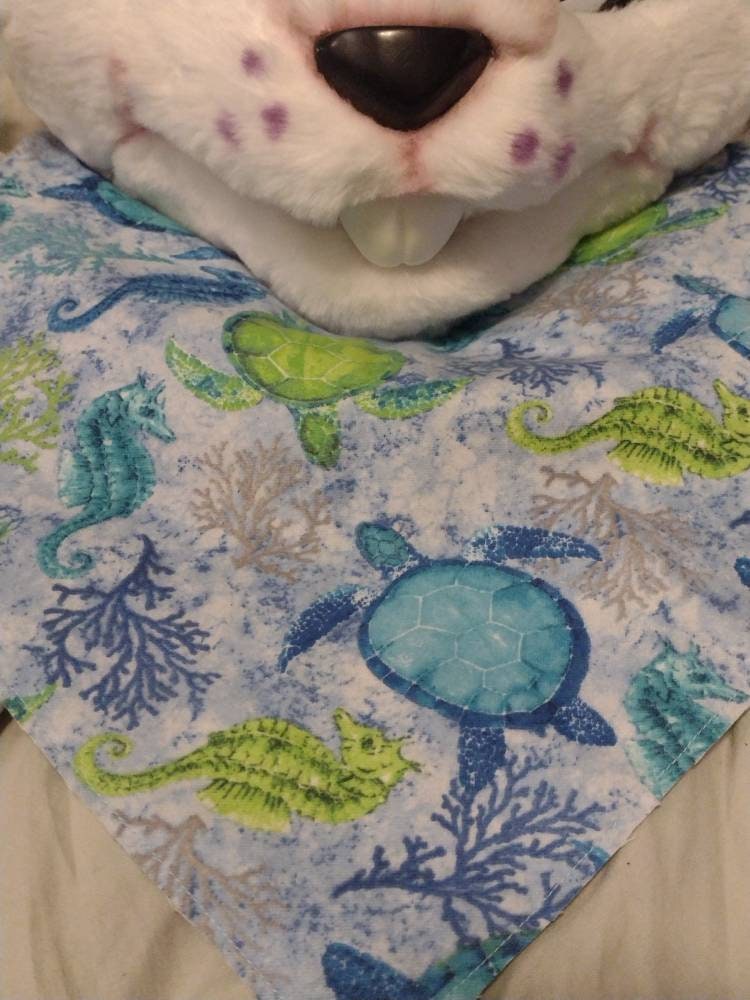 Turtles and Horses of the Sea Fursuit Bandana - Etsy