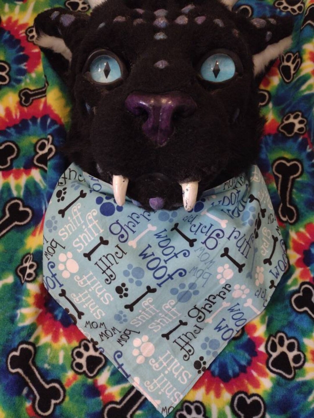 Woof Woof Fursuit Bandana - Etsy