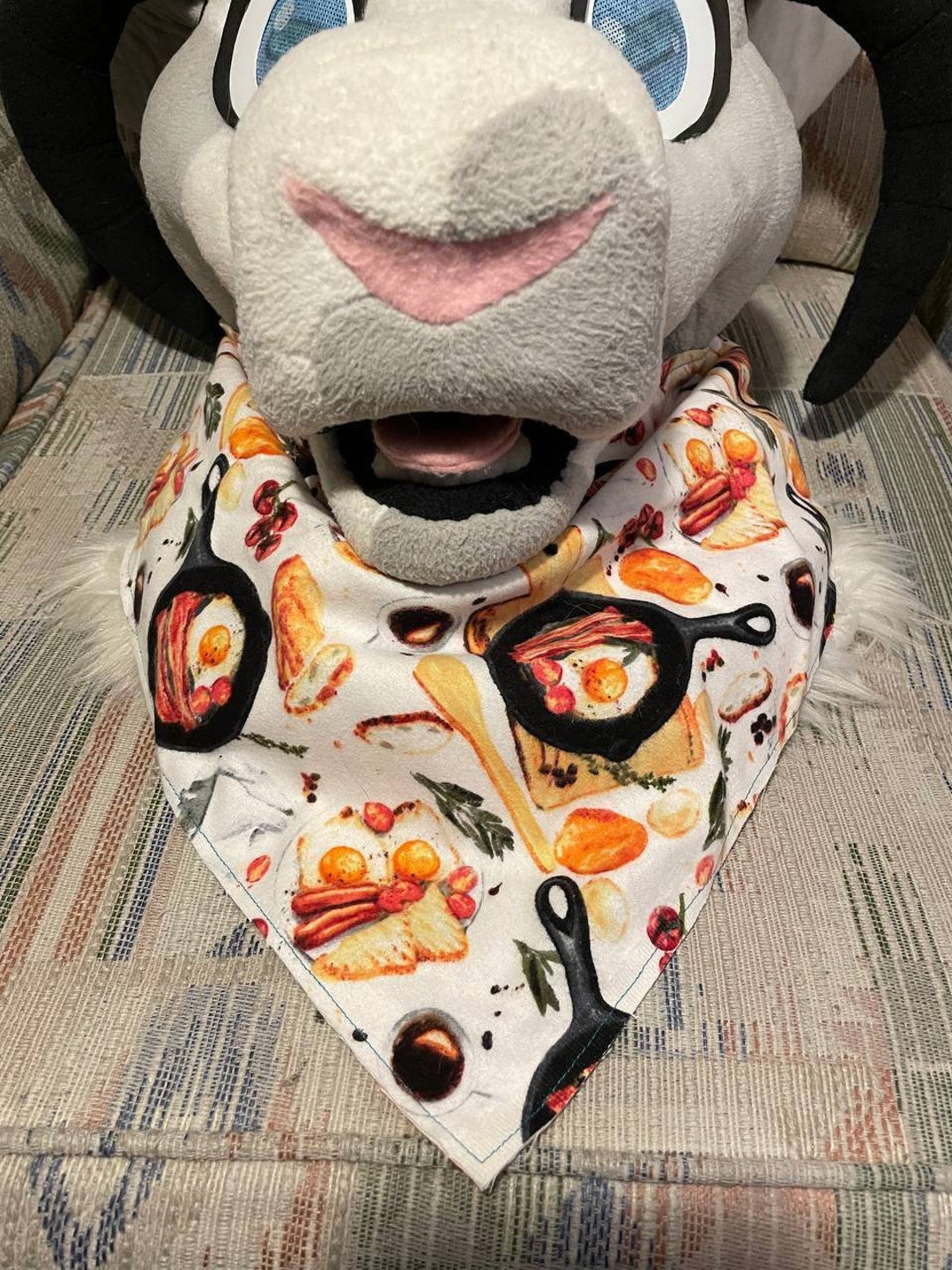 Breakfast Foods Fursuit Bandana - Etsy