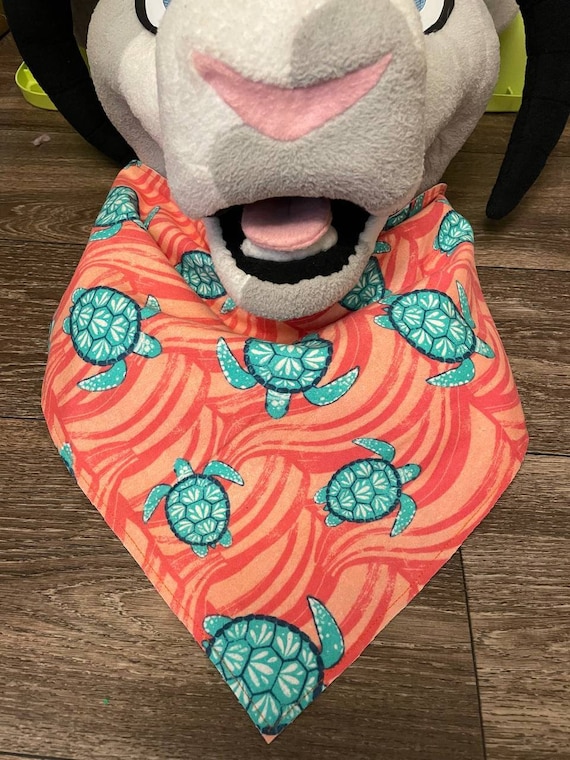 Emerald Sea Turtles Fursuit Bandana | Etsy