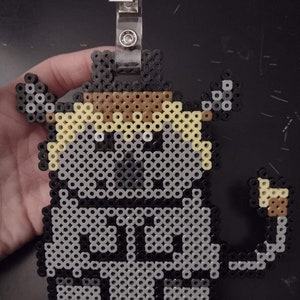 Custom Perler Bead Fursona Badge - Etsy