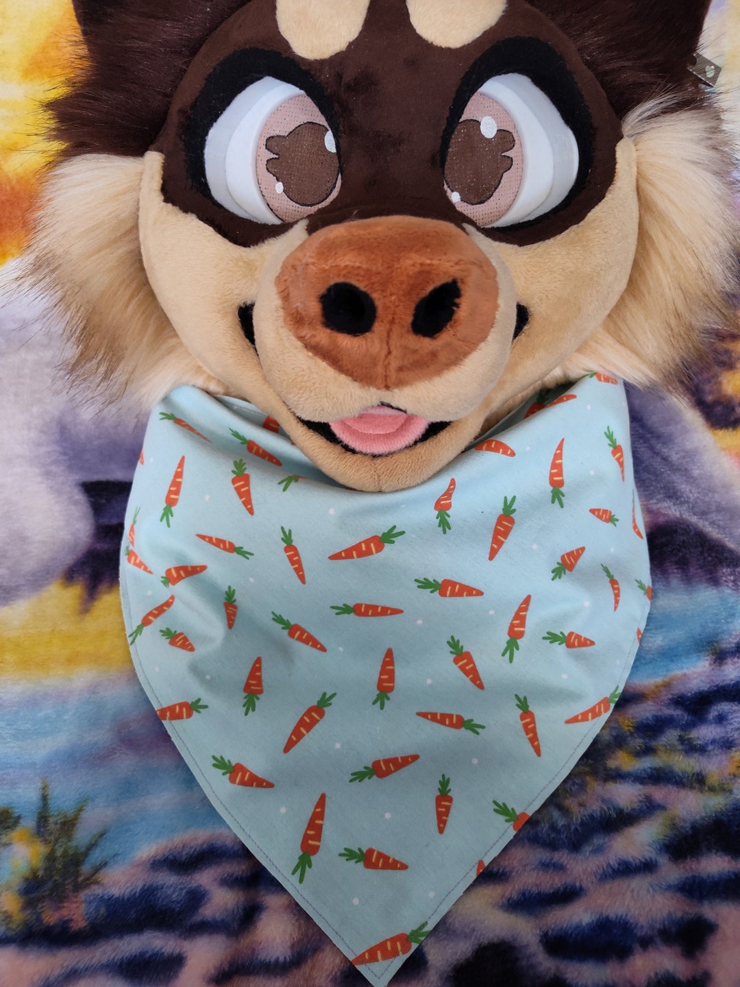 Raining Carrots Fursuit Bandana - Etsy