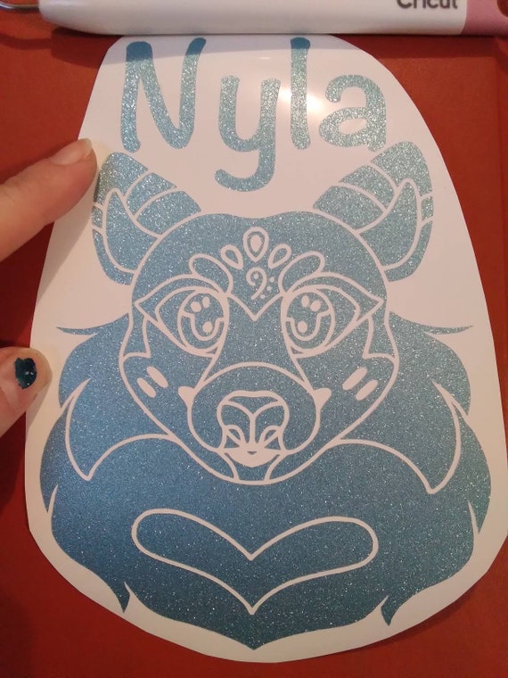 Custom Fursona Vinyl Decal | Etsy