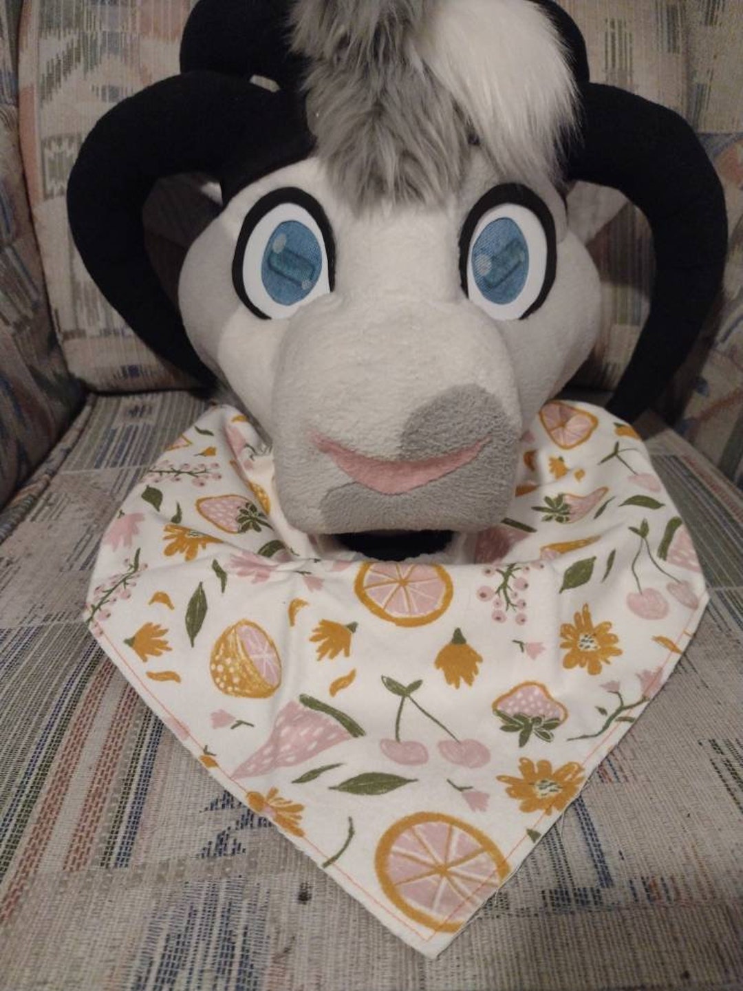 Pink Fruits Fursuit Bandana - Etsy