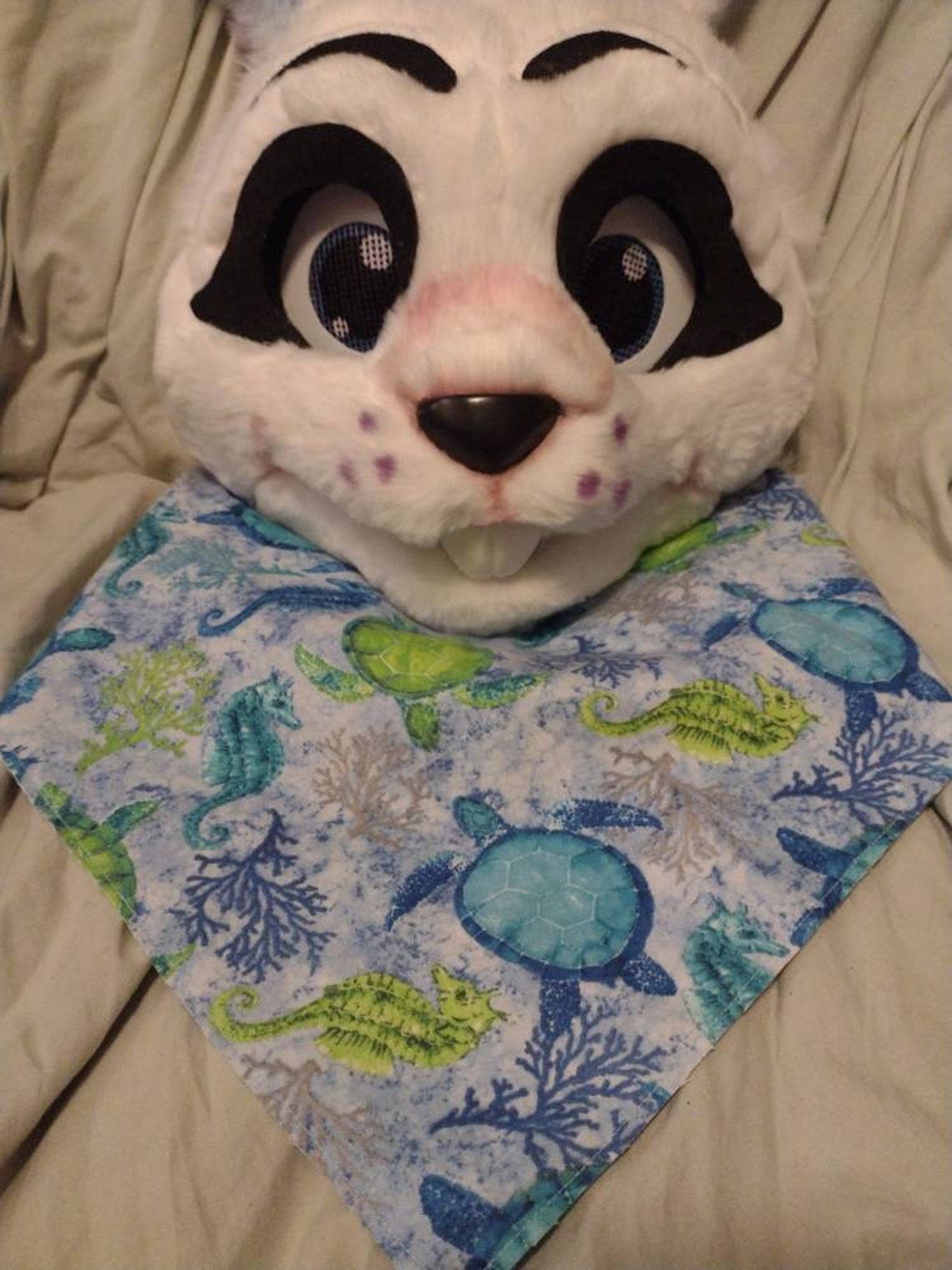 Turtles and Horses of the Sea Fursuit Bandana - Etsy Australia