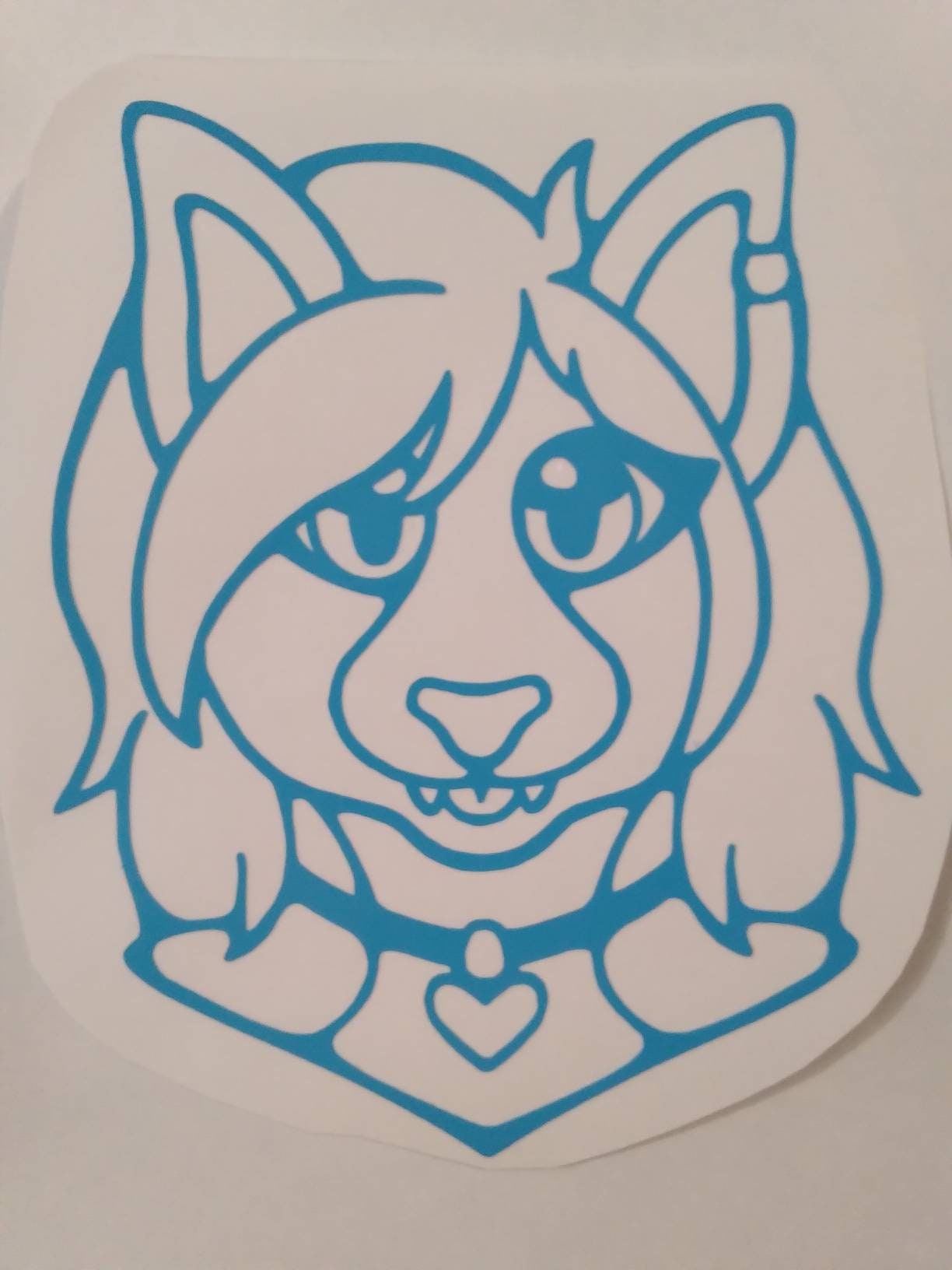 Custom Fursona Vinyl Decal | Etsy