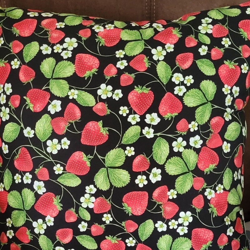 Strawberry Pillow - Etsy