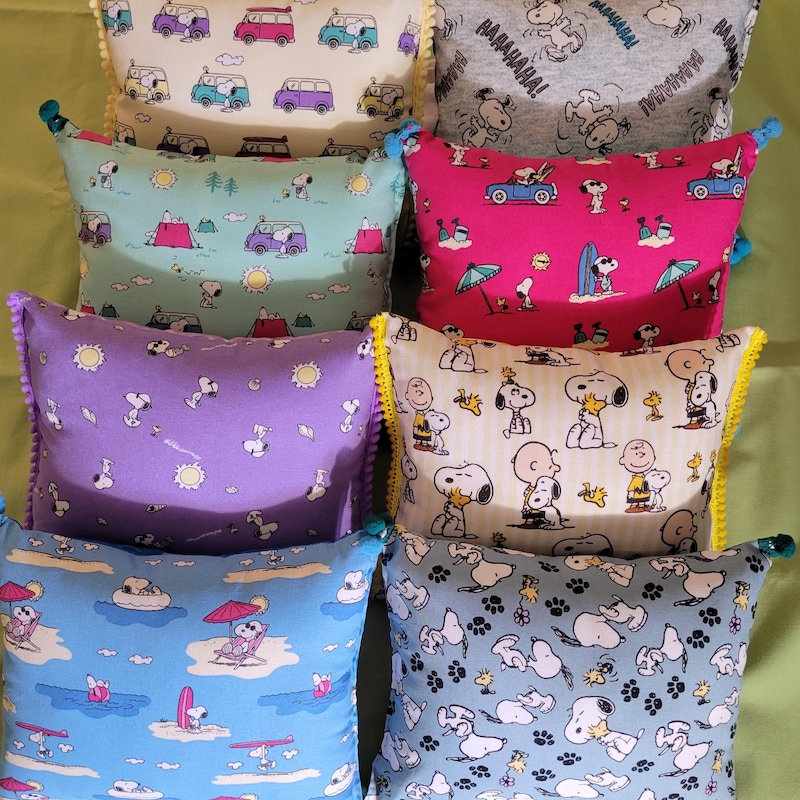 Pillow Cover Snoopy - Etsy