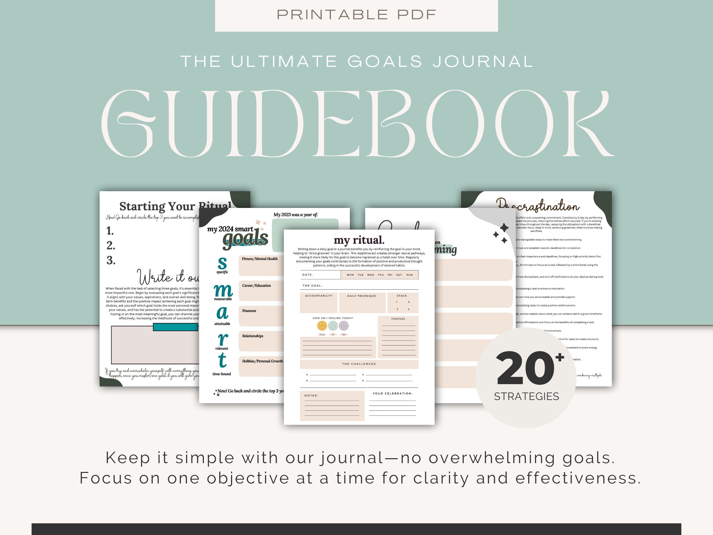 Empower 2024:goal Setting Journal & Vision Board Kit Backed by Research ...