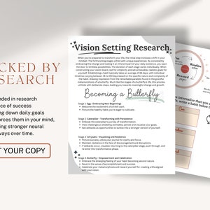 Empower 2024:goal Setting Journal & Vision Board Kit Backed by Research ...