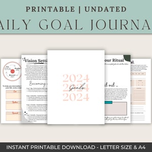 Empower 2024:goal Setting Journal & Vision Board Kit Backed by Research ...