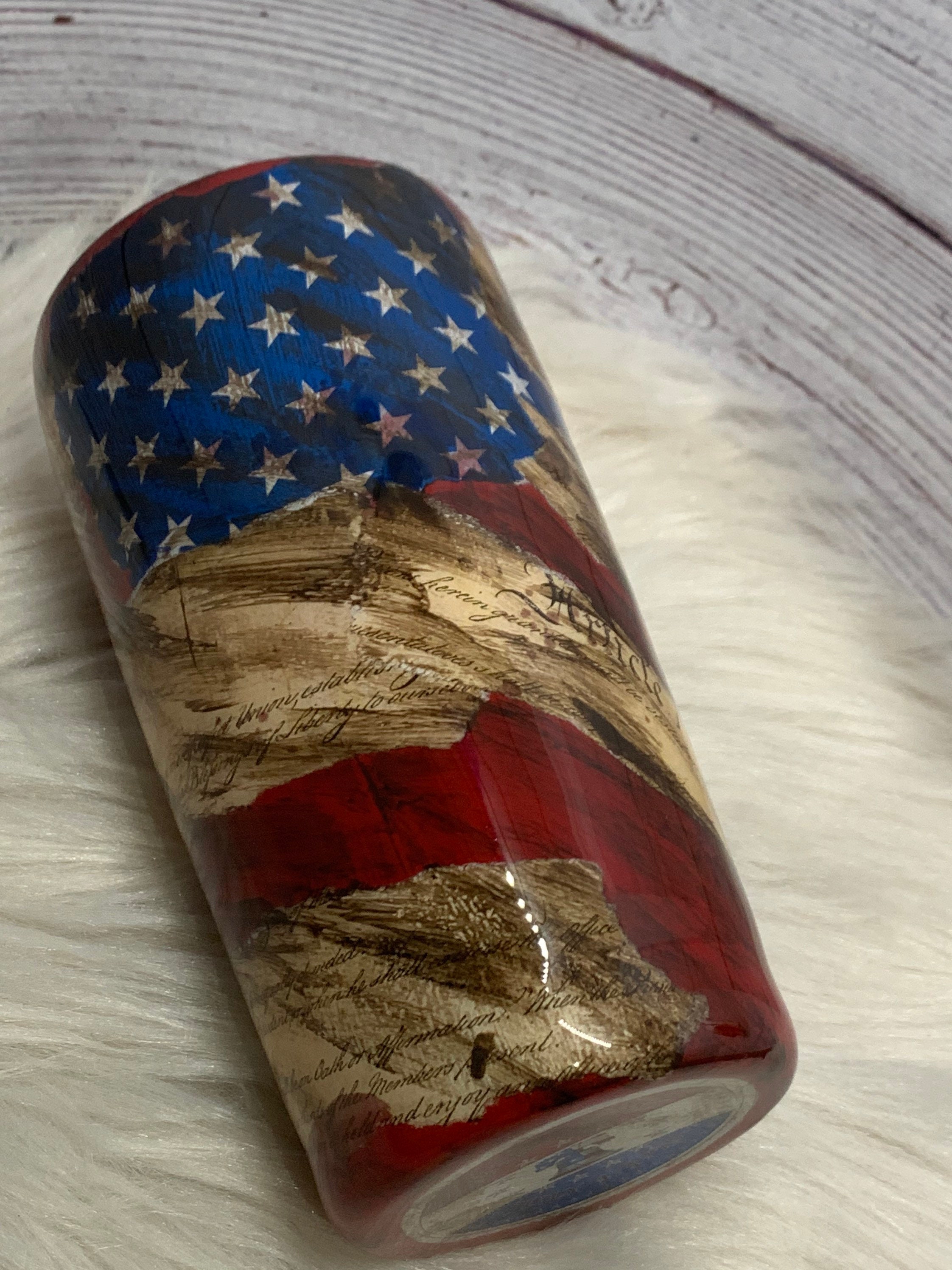 Distressed Constitution American Flag - Etsy.de