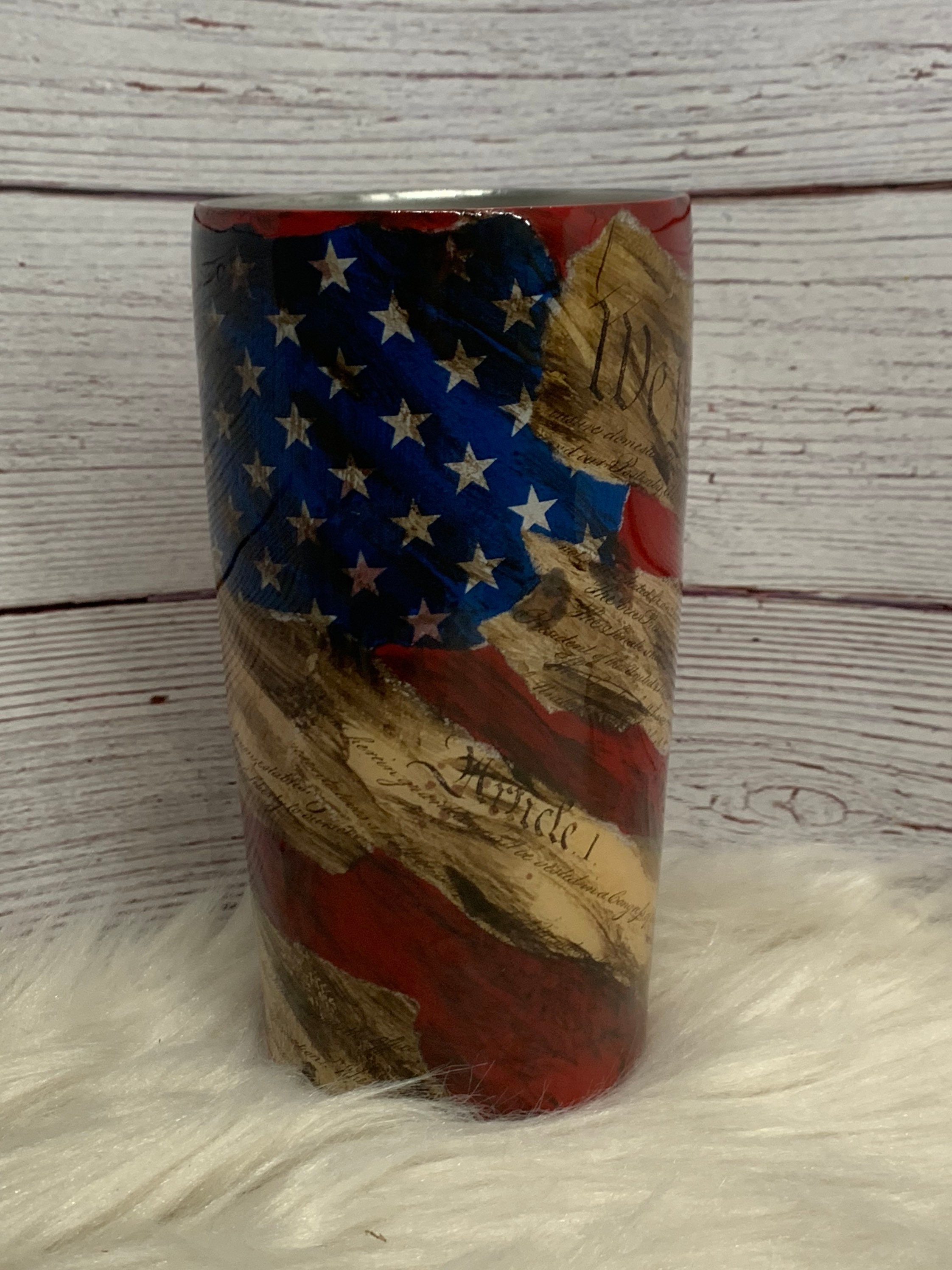 Distressed Constitution American Flag - Etsy.de