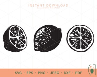 Lemon Half Svg - Etsy