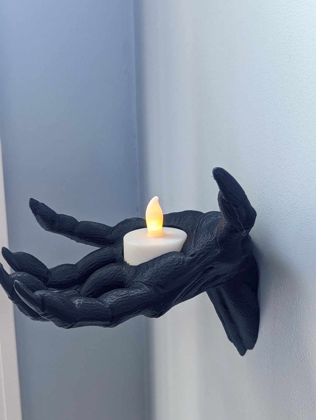 Spooky Witch Hand Tealight Holder | Devil Hand | Wall Mounted Tealight ...