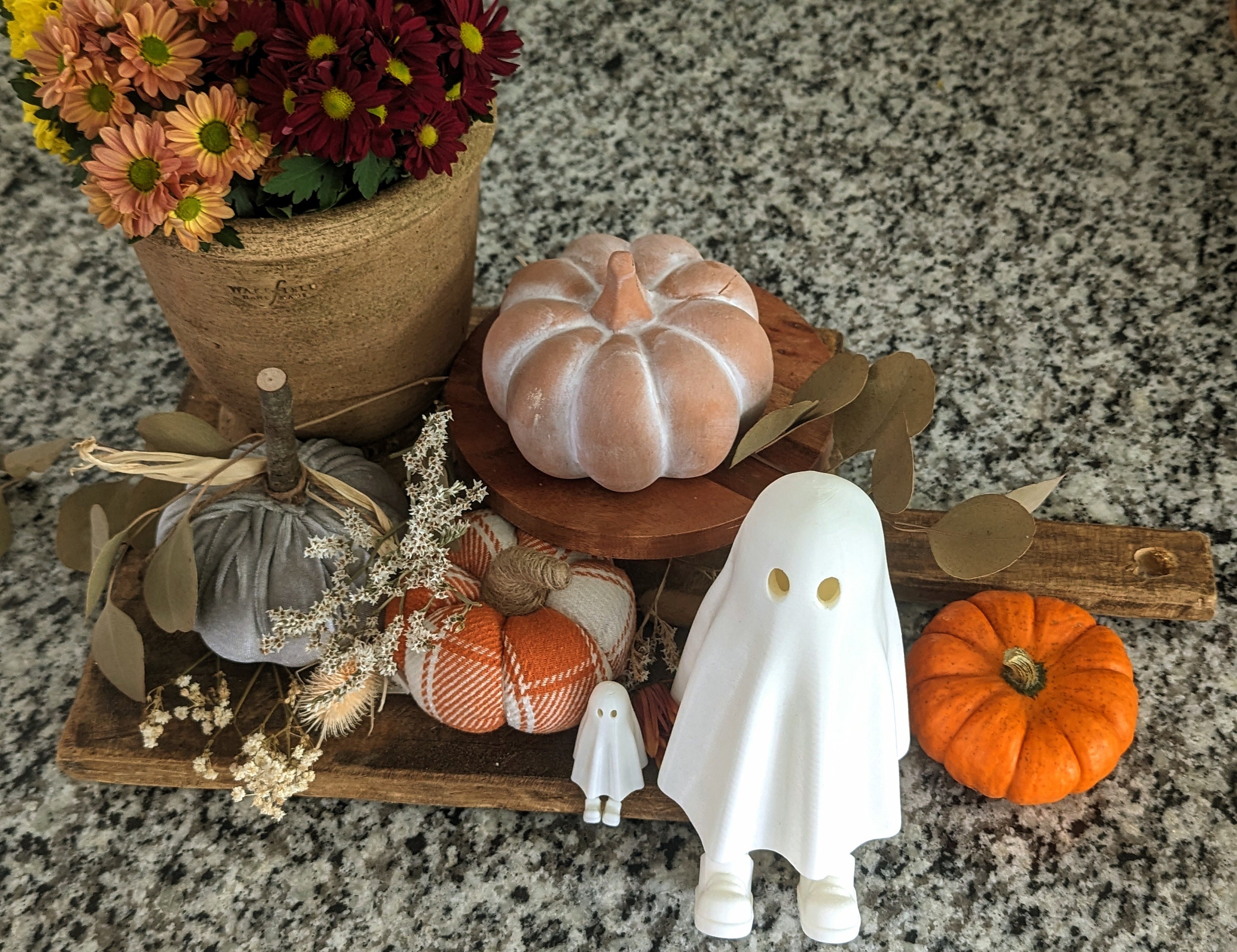 Halloween Ghost Figure - Stand up, or sit down your ghost! Halloween ...