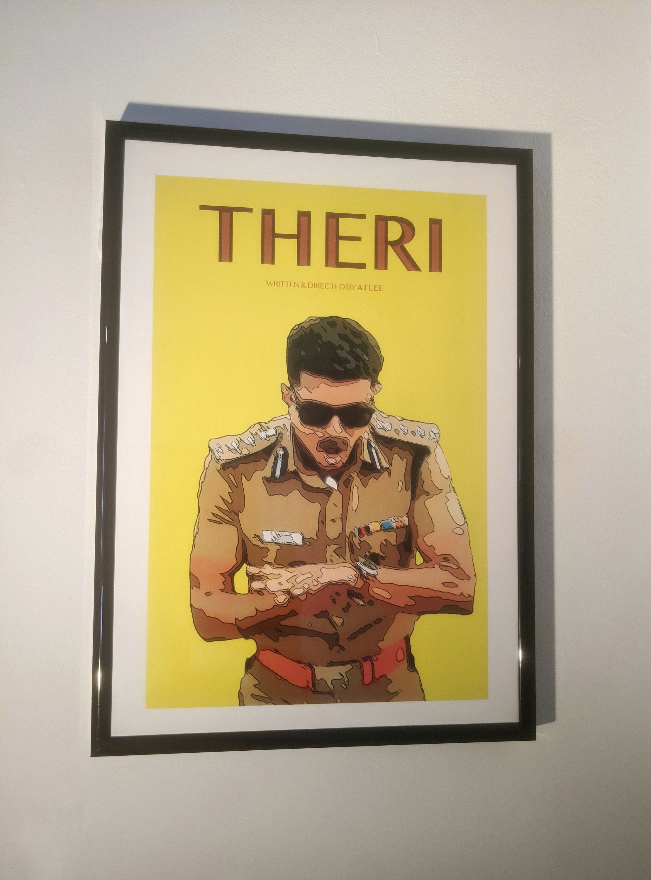 Theri (2016) Movie Poster- HIGH QUALITY PRINT, Movie Poster, Tamil ...