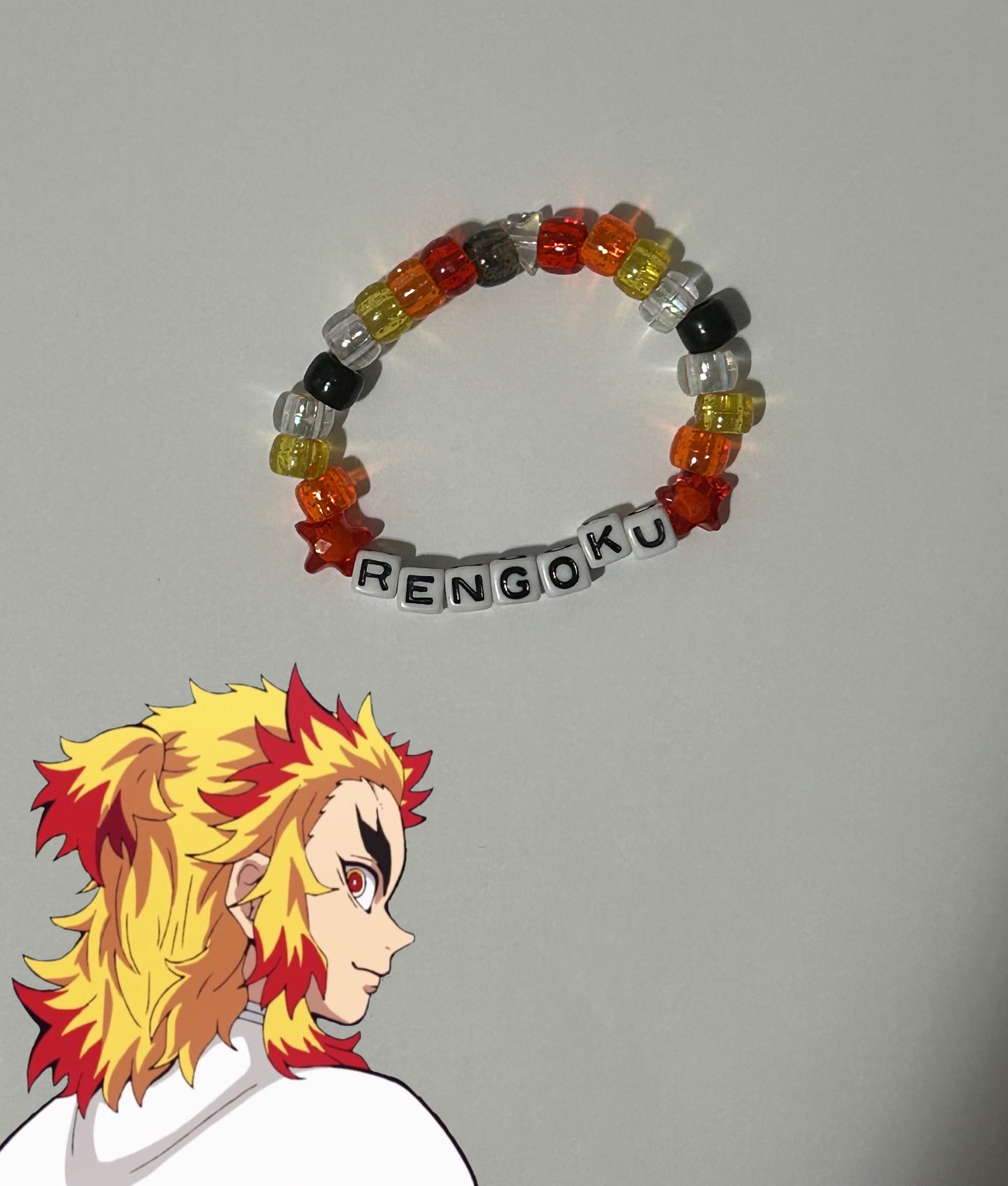 Demon Slayer Kimestu No Yaiba Character Kandi Bracelets Demon Slayer ...