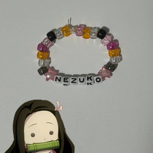 Demon Slayer Kimestu No Yaiba Character Kandi Bracelets Demon Slayer ...