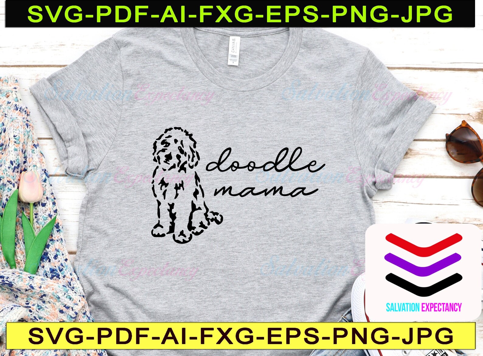 Doodle Mama Svg. Golden Doodle Mama Svg Png Pdf Jpg Ai Eps Fxg - Etsy