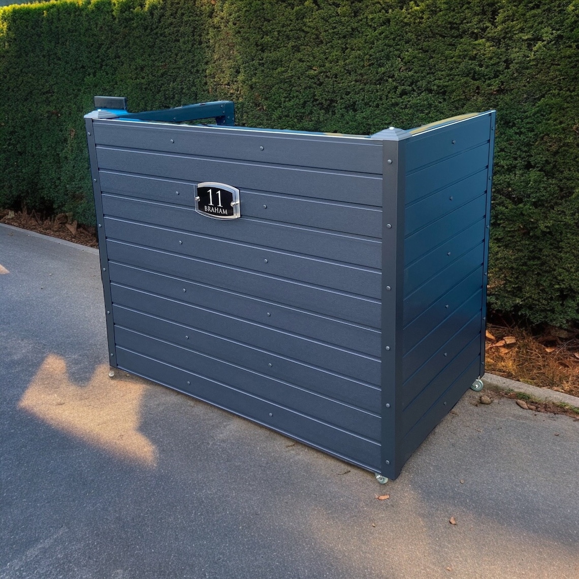 Double UPVC Wheelie Bin Covers. Plastic Wheely Bin Screens. - Etsy UK