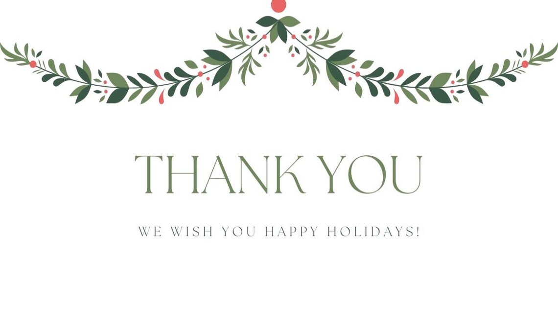 Editable Happy Holidays Thank You Tag Template | Printable Gift Tag ...