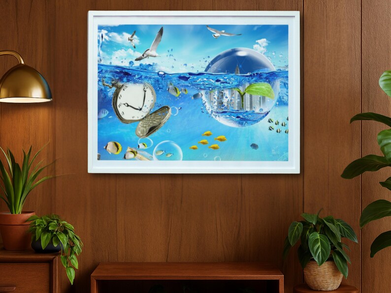 Frutiger Aero Poster | Frutiger Aero Decor | Y2K Futuristic Wall Art ...