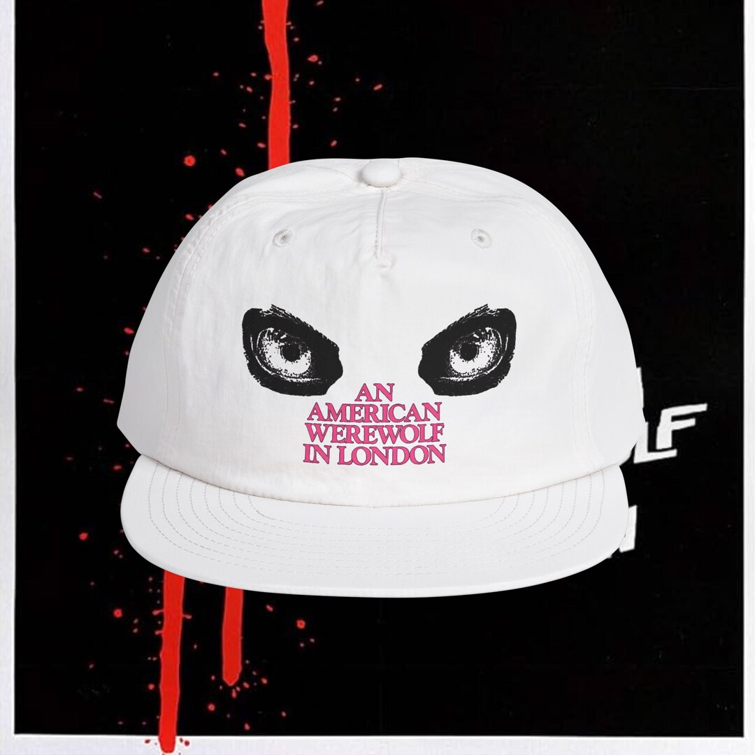 American Werewolf Nylon Hat | Vintage Horror Hat | Surf Hat | Webcore ...