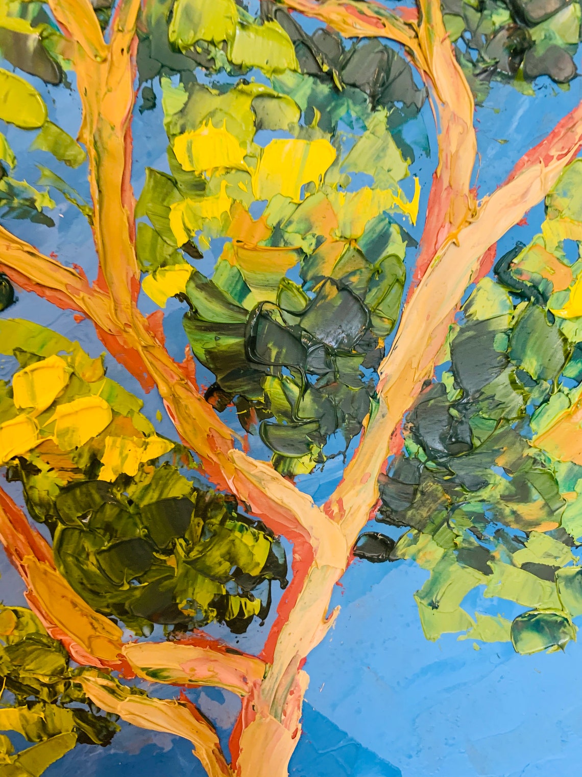 Oak Tree Painting Life Oak Original Art Texas Landscape Oil | Etsy