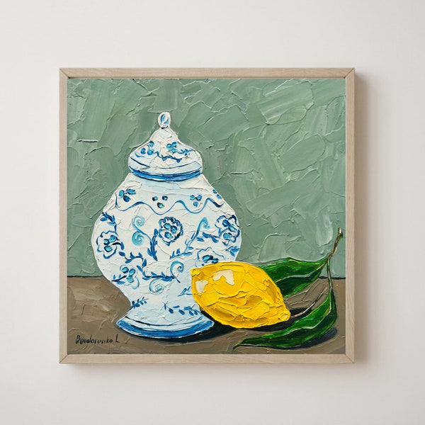 Lemon Painting - Etsy