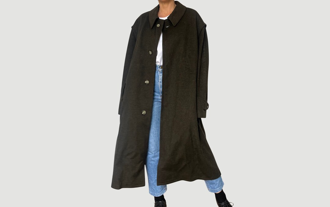 Vintage Woman Austrian Wool Green Coat by Milano - Original Tiroler ...