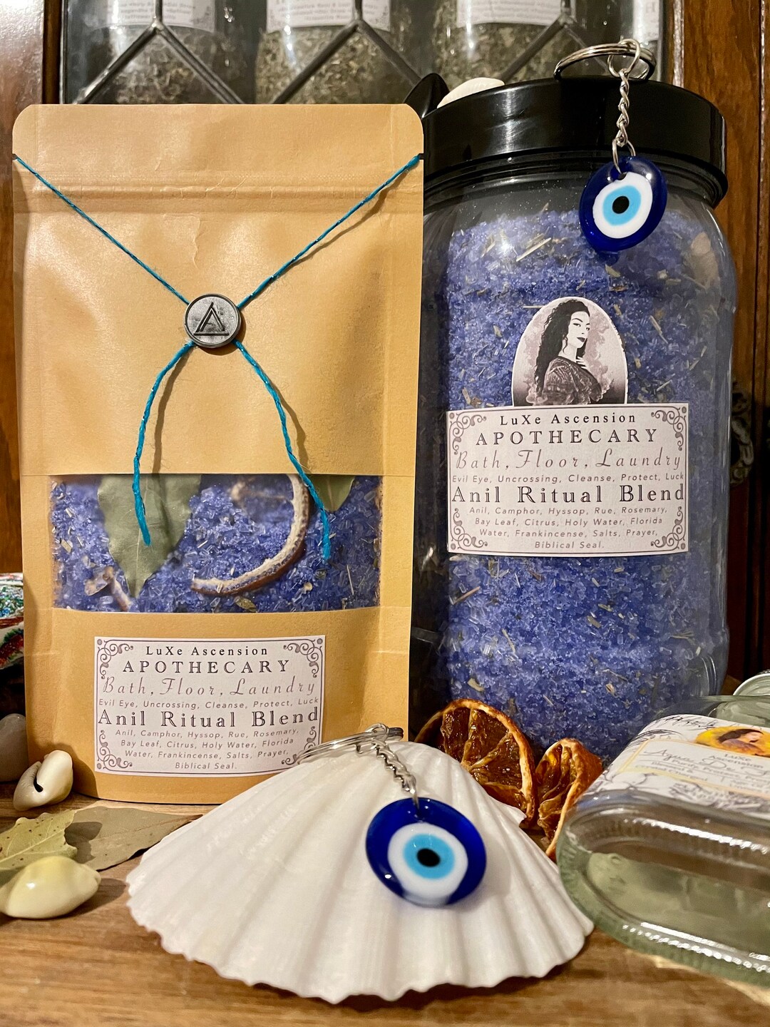 Anil Ritual Blend. Uncrossing, Evil Eye Cleansing, Protection, Luck ...