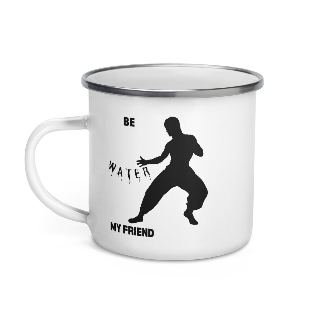 Bruce Lee Coffee Mug, Be Water Text Mug, Father's Day Gift Mug, Bruce ...