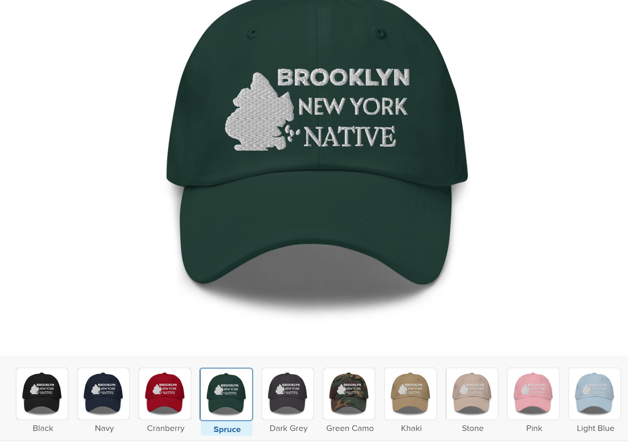 Brooklyn New York Hat, Brooklyn Native Hat, Brooklyn Map Outline, New ...