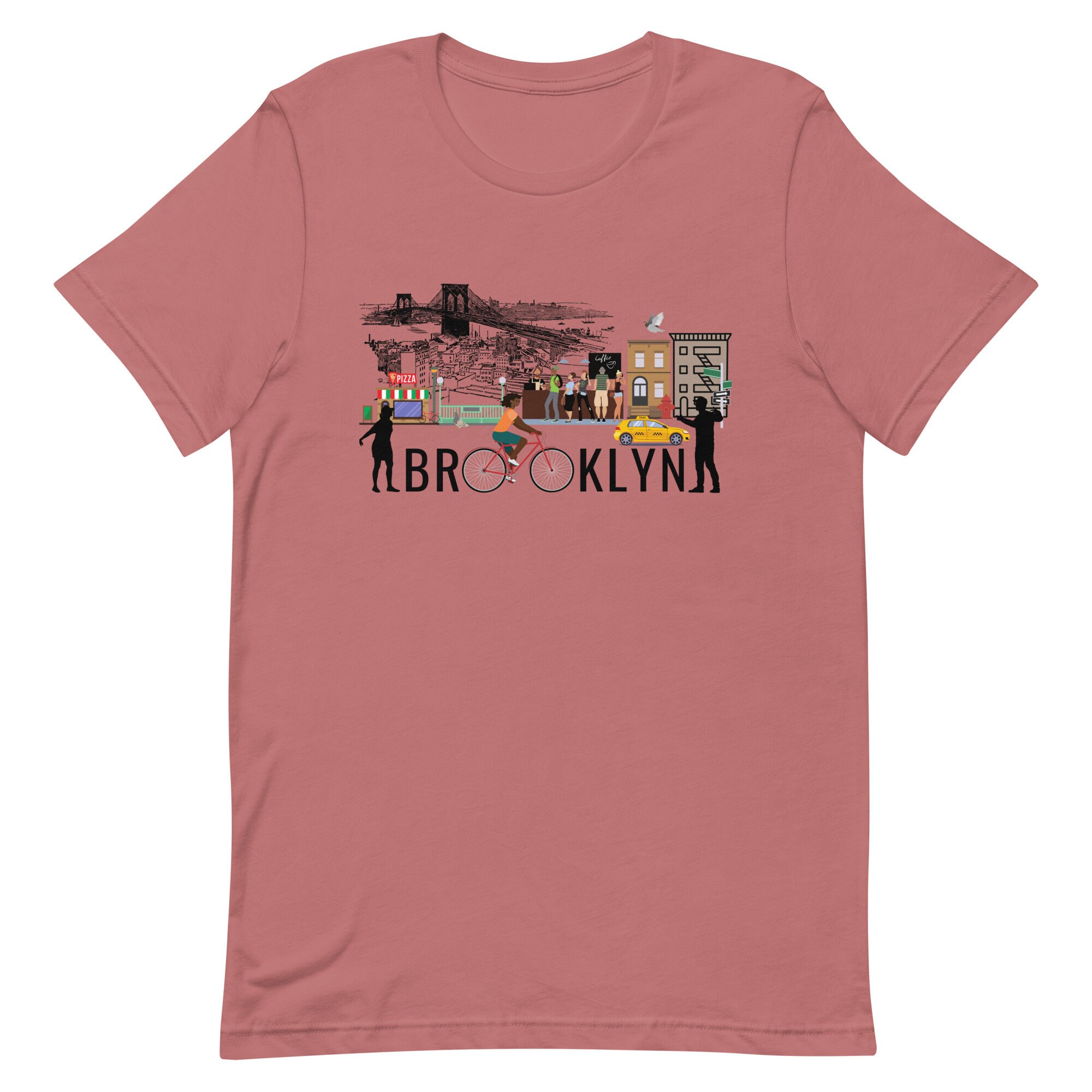 Brooklyn Illustration Shirt, Brooklyn Bridge Shirt, Brooklyn Gift Shirt ...