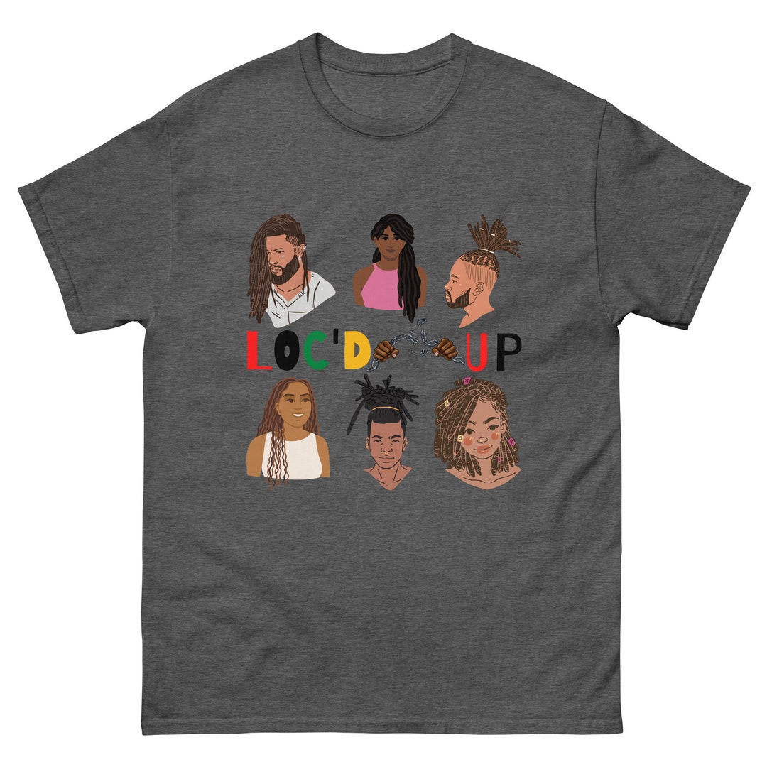 Dreadlocks Shirt, Loc'd Hair Shirt, Melanin T-shirt, Black Hair Shirt ...