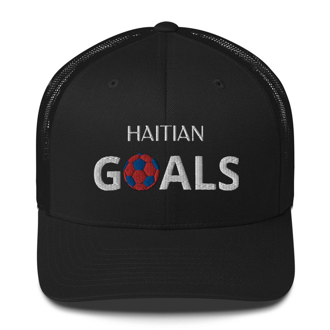 Haiti Hat, Haitian Goals Hat, Haitian Pride Hat, Haitian Soccer Ball ...
