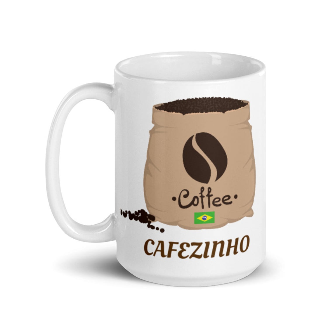 Brazil Coffee Mug, BRAZILIAN CAFEZINHO MUG, Brazil Flag Coffee Mug /tea ...
