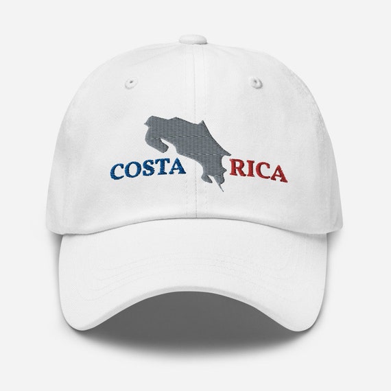 Costa Rica Hat Costa Rica Map Hat Costa Rican Flag Hat | Etsy